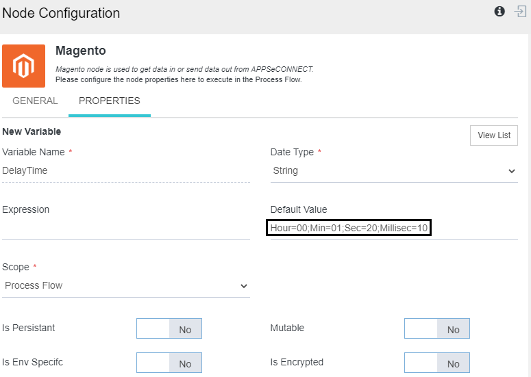 Delay Node - APPSeCONNECT Product Docs