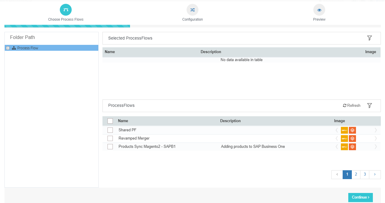 Processflow Packaging - APPSeCONNECT Product Docs
