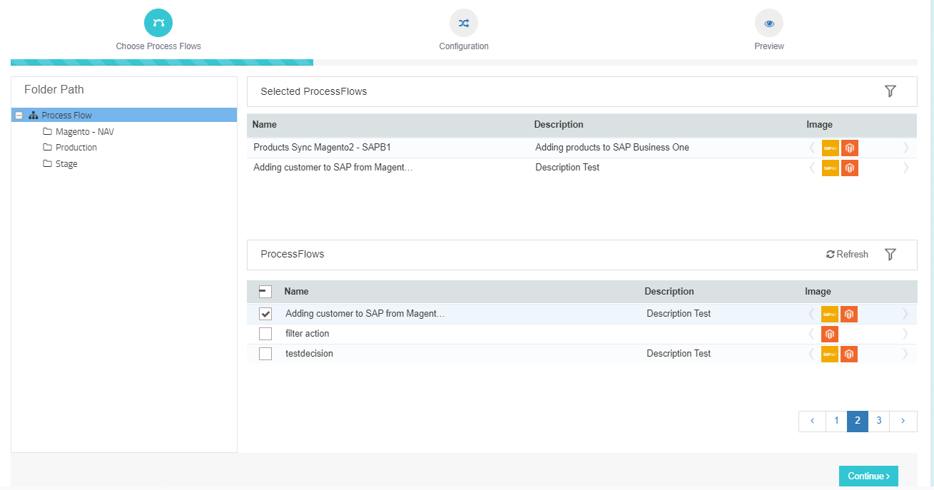 Processflow Packaging - APPSeCONNECT Product Docs