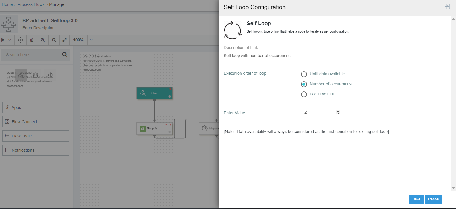 Selfloop - APPSeCONNECT Product Docs