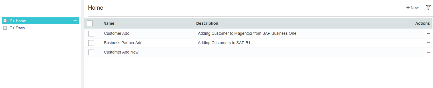 Data View Of Snapshot Appseconnect Product Docs